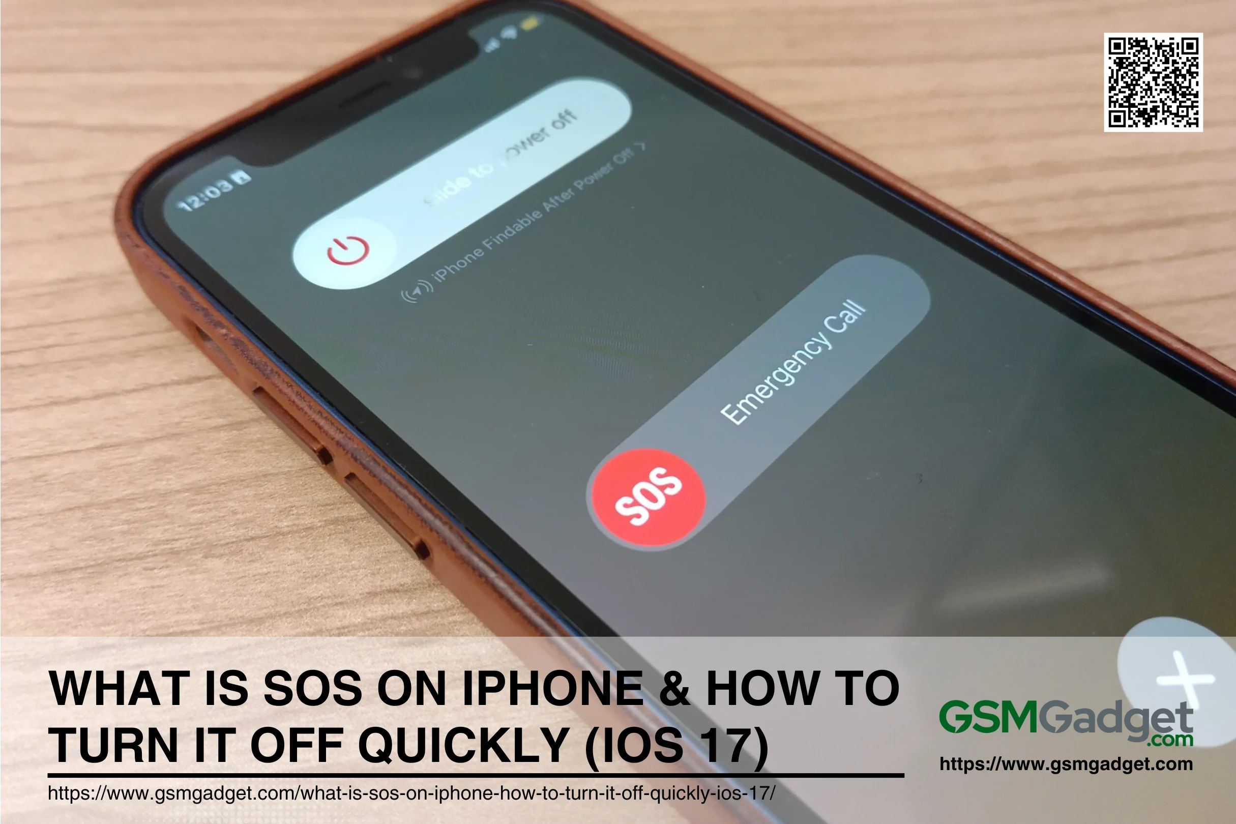 What Is SOS on iPhone & How to Turn It Off Quickly (iOS 17) – GSM Gadget